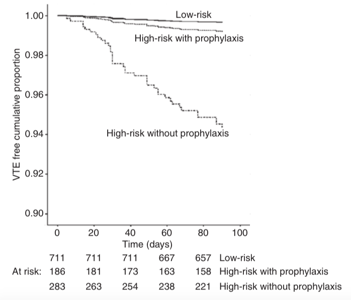 Risk of venous thromboembolism in hospitalized patients (Padua ...
